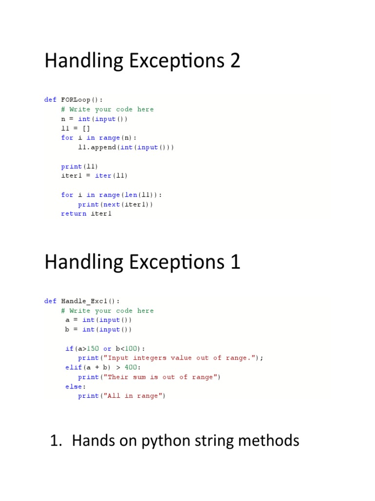 Python Func& Oops Handson | Download Free PDF | Computer Programming | Programming Paradigms