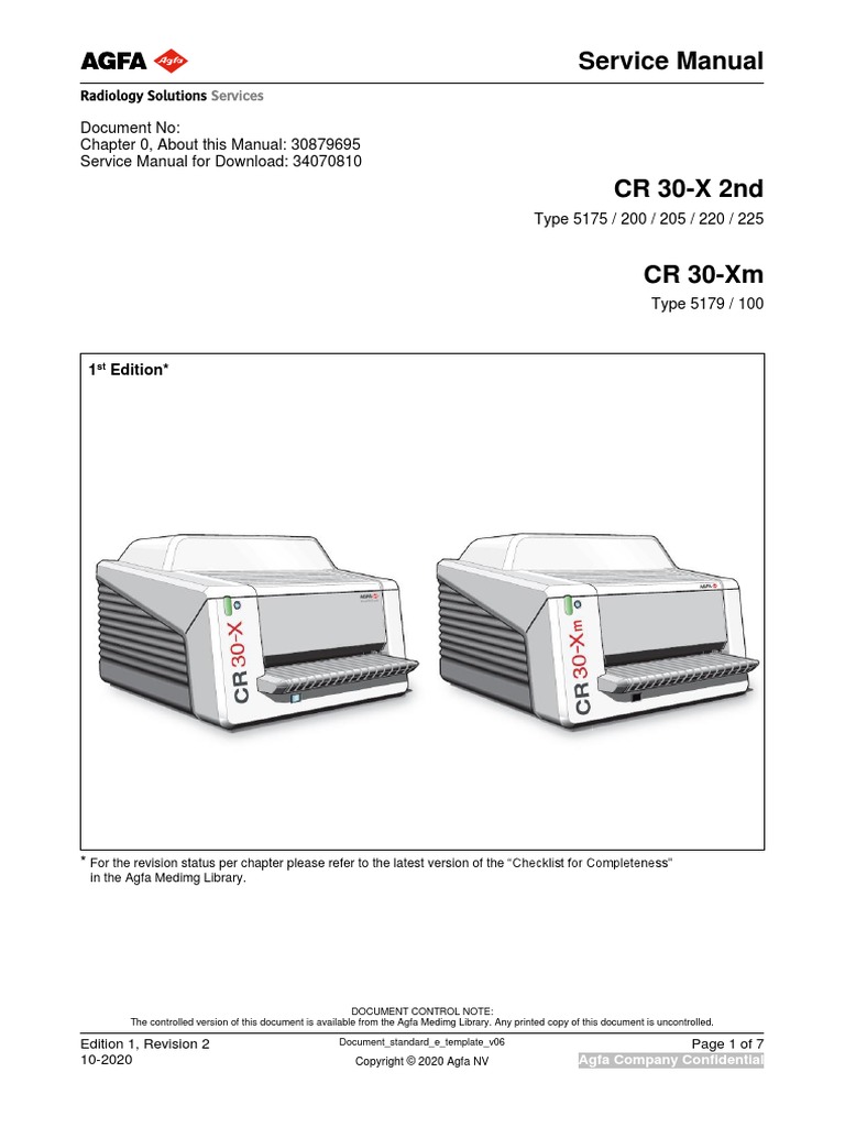 CR 30-X 2nd CR 30-Xm - Service Manual For Download | PDF