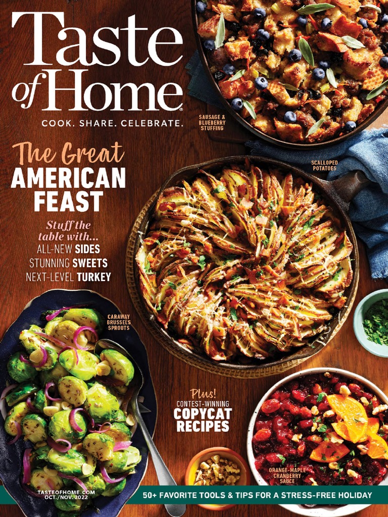 Taste of Home - OctNov 2022 | PDF | Pasta | Stir Frying