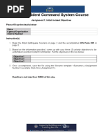 BASIC ICS - Trainees Manual | PDF | Incident Command System | Emergency ...