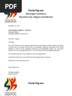 Solicitation Letter: Uniform/jersey Consisting of 12 Players | PDF