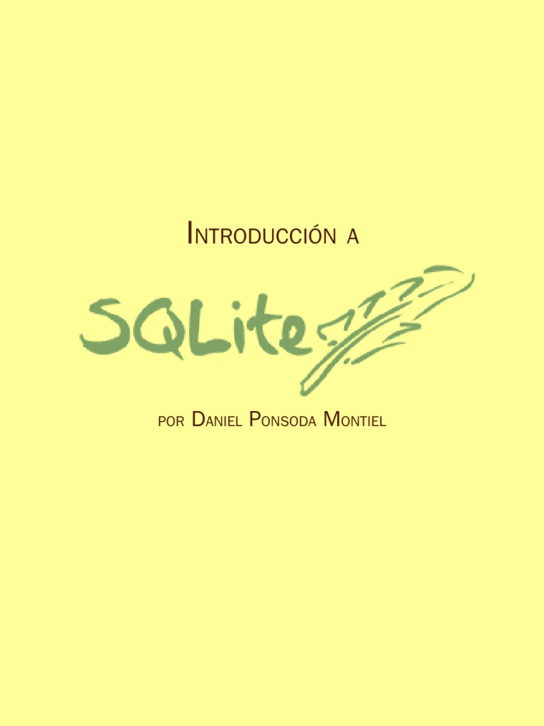 Sqlite | PDF | SQL | Puntero (Programación de computadora)