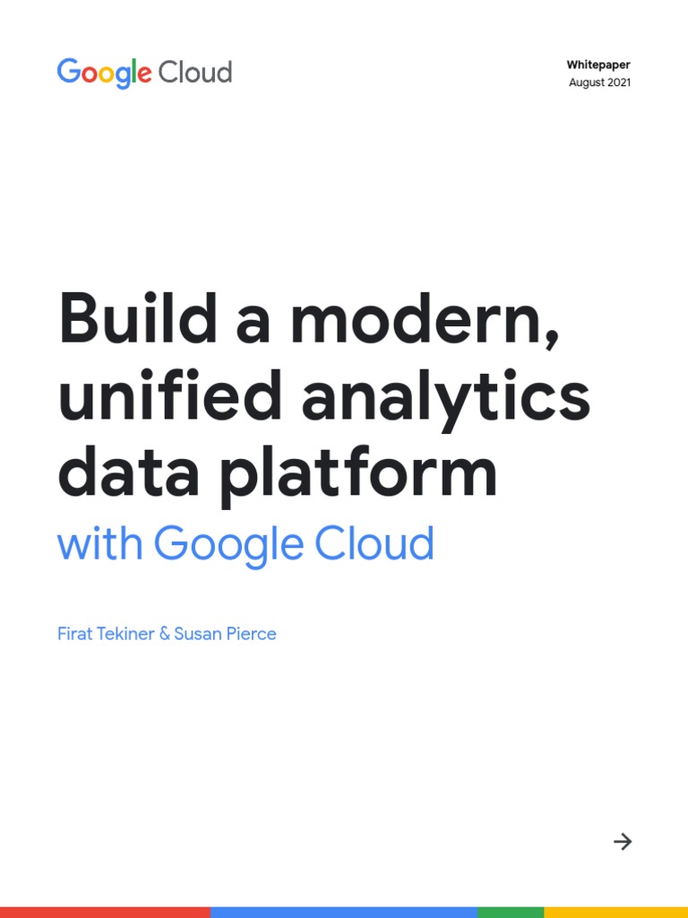 Modern analytics with Google Cloud | PDF | Cloud Computing | Data Warehouse