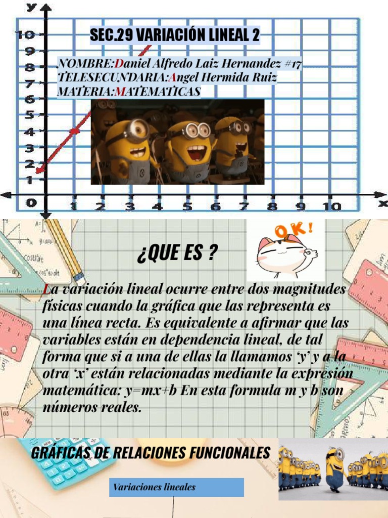 Variacion Lineal 2 | PDF