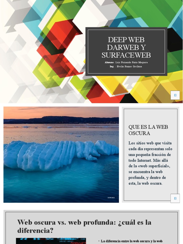 Exposicion Web Oscuras | PDF | Red mundial | Internet y web