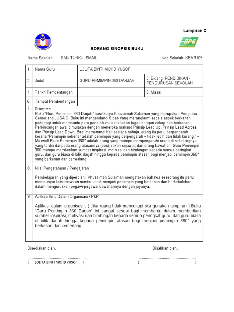 Sinopsis - Sekolah 5 | PDF | Karier & Perkembangan