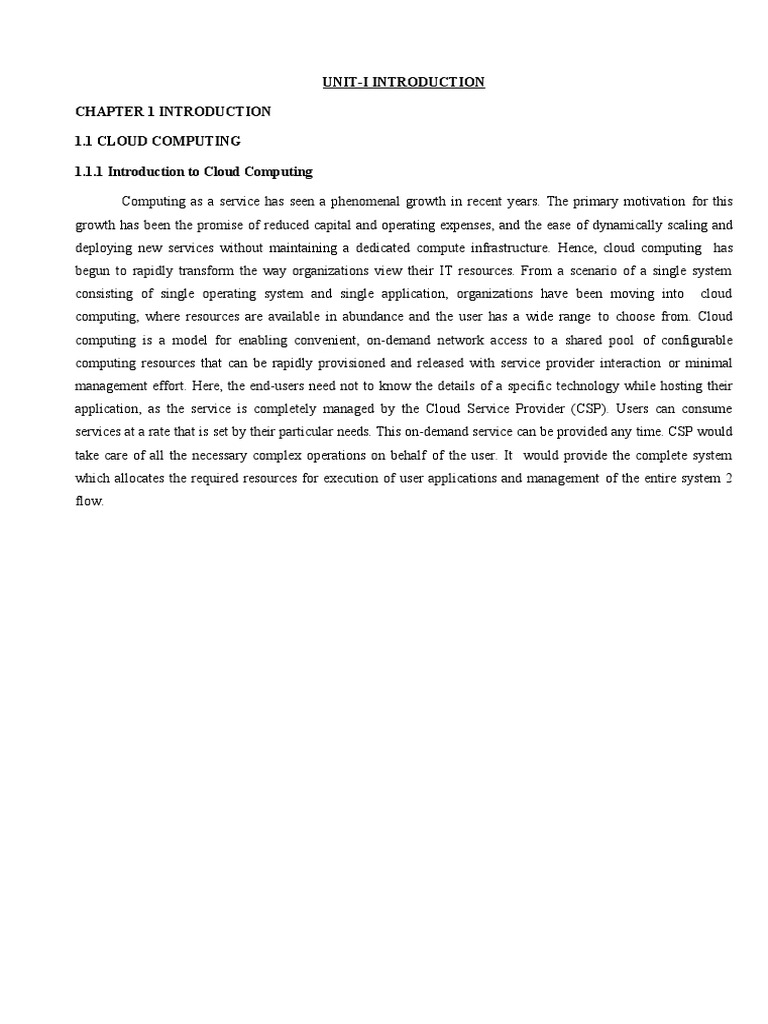 Cloud Computing Book (2017-Regulation) PDF-1-89 Unit - I & II | PDF | Cloud Computing | Parallel ...