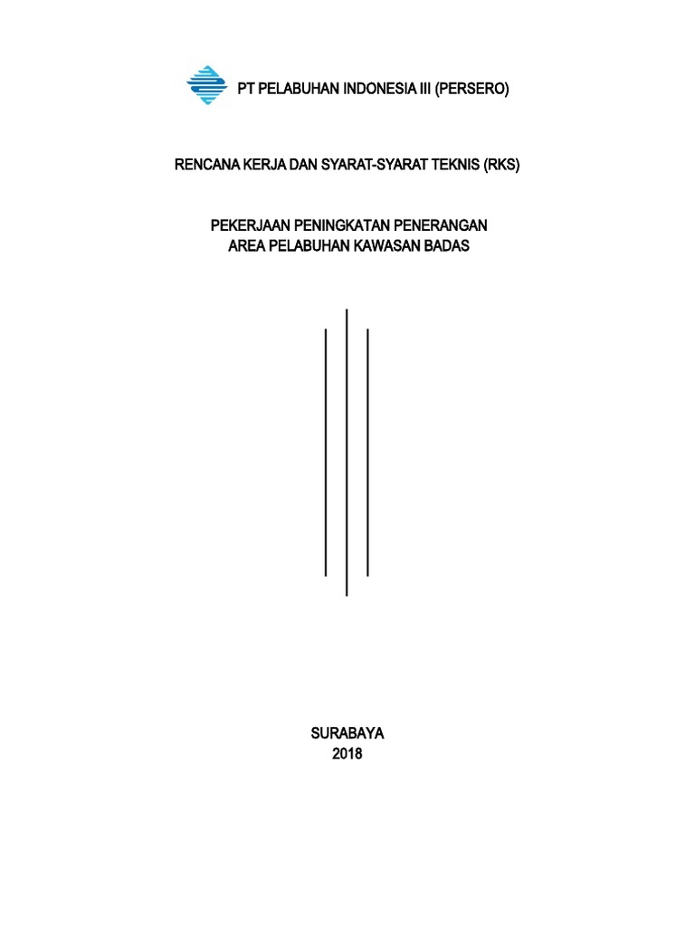 RKS Peningkatan Penerangan Badas (14-03-2018) Fix | PDF