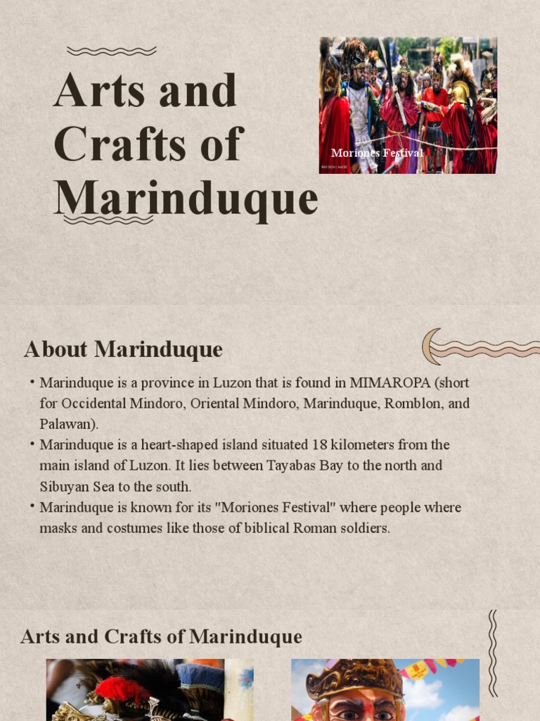 Arts and Crafts of Marinduque | PDF