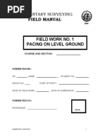 Exer 1 Determination of Pace Factor | PDF | Distance | Scientific Observation
