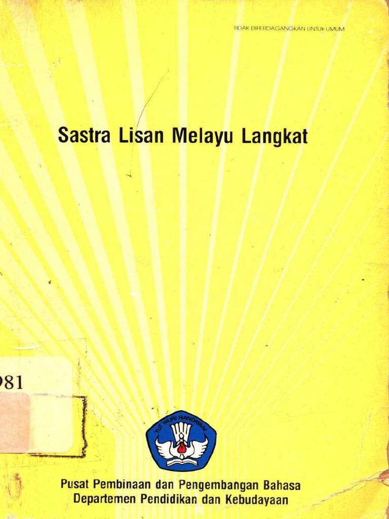 Sastra Lisan Melayu Langkat | PDF