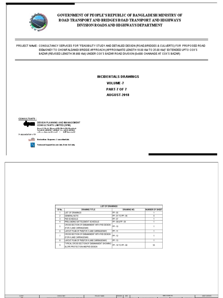 CONSULTANCY SERVICES FOR "FEASIBILITY STUDY AND DETAILED DESIGN (ROAD,BRIDGES & CULVERTS) FOR ...