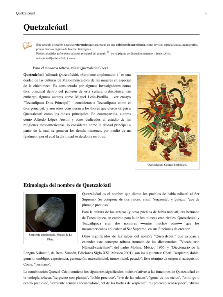 Quetzalcoatl | Mesoamerica | Culture Of The Americas