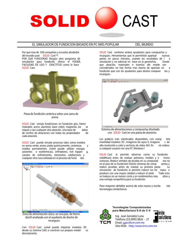Solid Cast | PDF | Fundición (metalurgia) | Aluminio