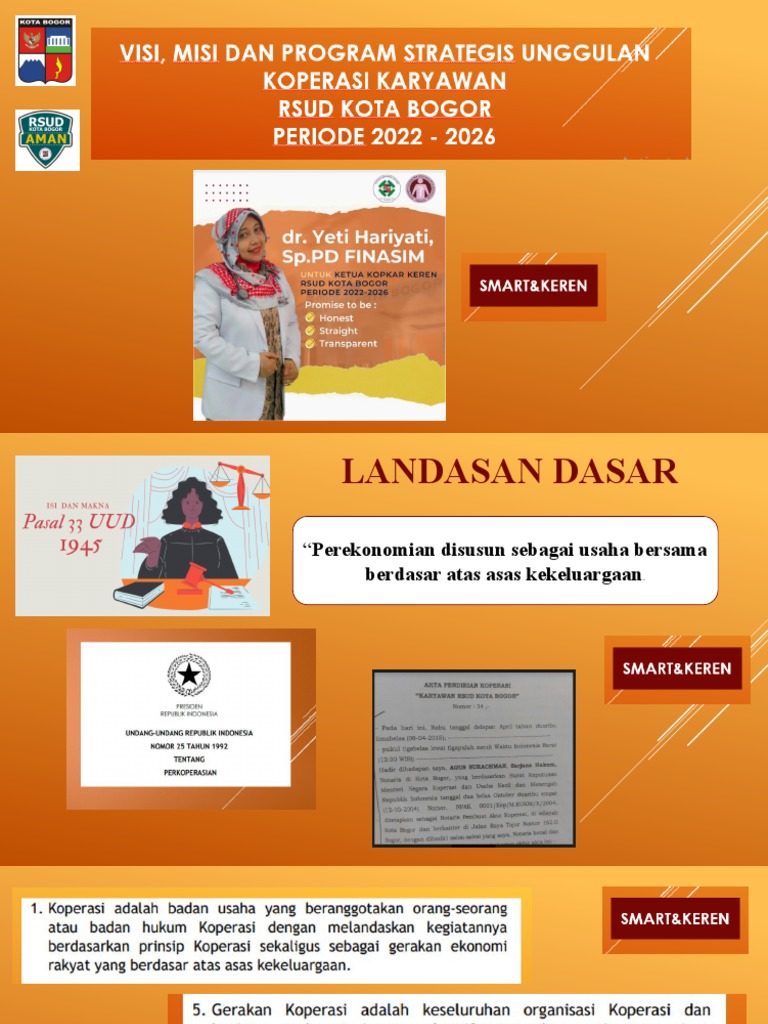 Presentasi Visi Misi Kopkar Rsud Kota Bogor | PDF Presentasi Visi Misi Kopkar Rsud Kota Bogor | PDF