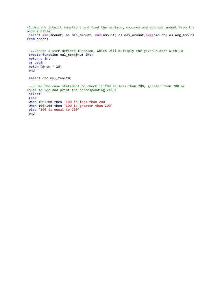 SQL Module 4 Assignment | PDF