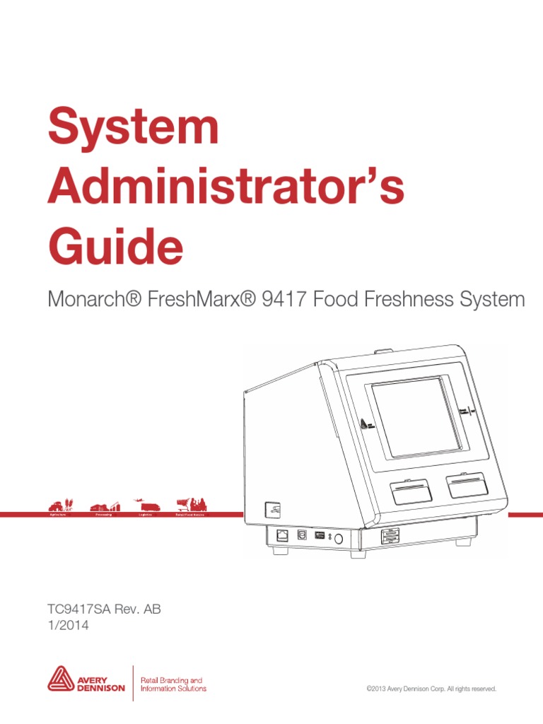 Avery Monarch 9514 Admin Manual | PDF | Microsoft Windows | Usb Flash Drive