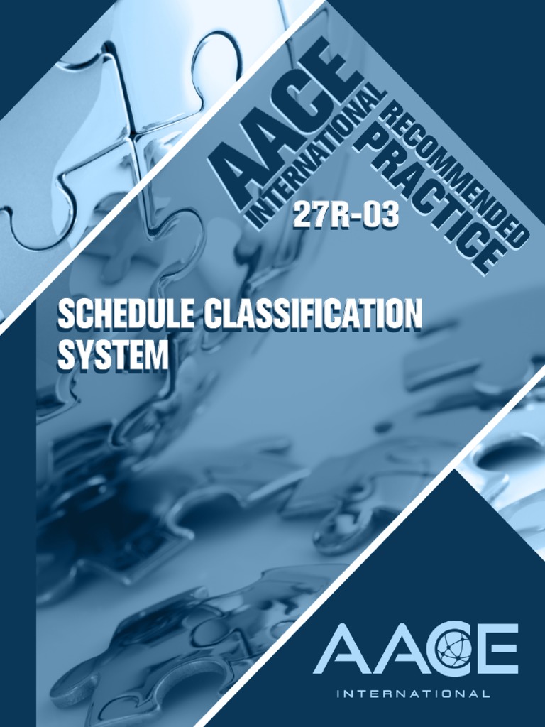 27R-03 - Schedule Classification System | PDF | Accuracy And Precision ...