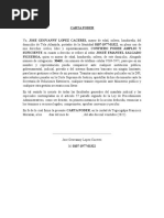 Carta de Autorizacion Ante La DGII (Modelo) | PDF