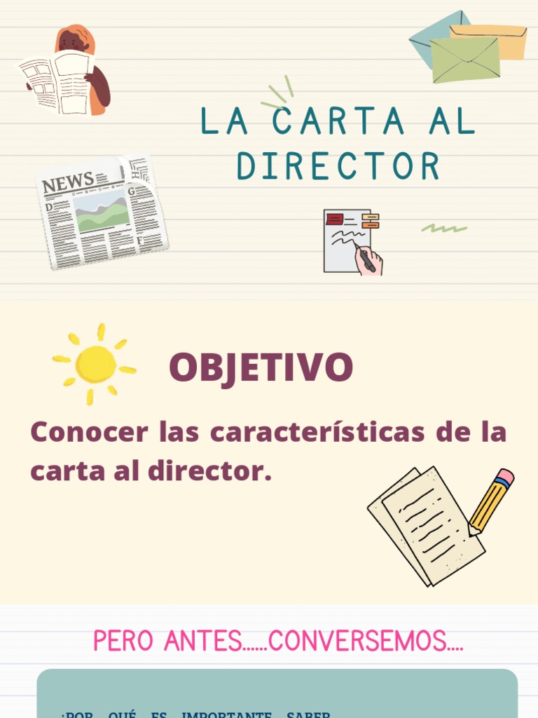 Características de la Carta al Director | PDF