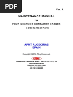 RTG Crane Maintenance Manual | PDF | Nondestructive Testing | Crane ...