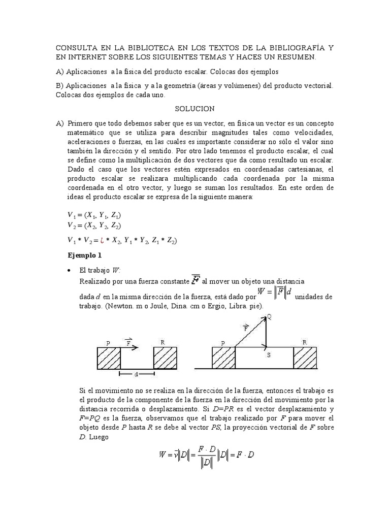Trabajo de Calculo Vectorial | PDF | Vector Euclidiano | Fuerza