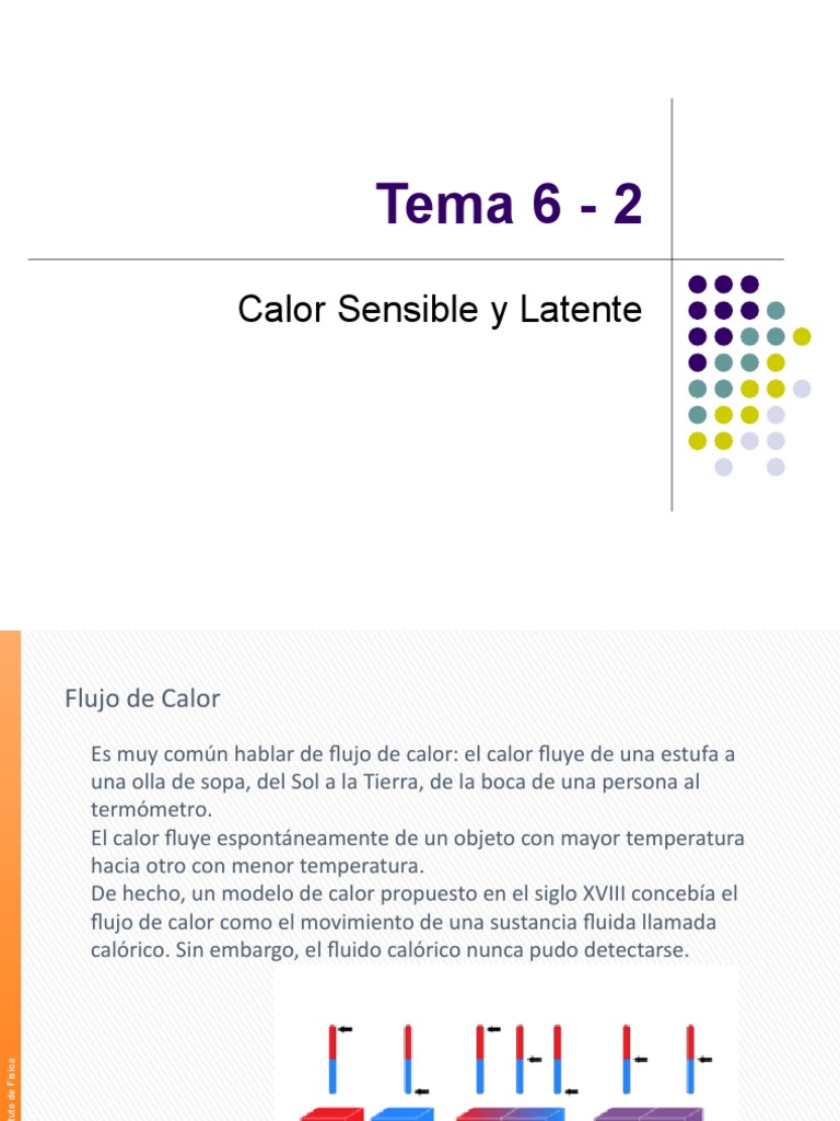 2 - Calor Sensible y Latente | PDF | Calor latente | Calor