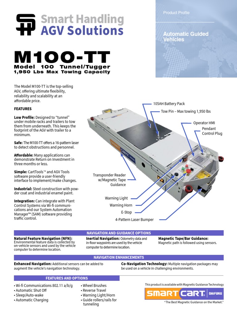 M100 TT AGV 1dec21 | PDF | Navigation | Manufactured Goods