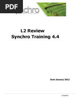 Synchro Pro 4D Training Manual | PDF | 3 D Computer Graphics | Window (Computing)