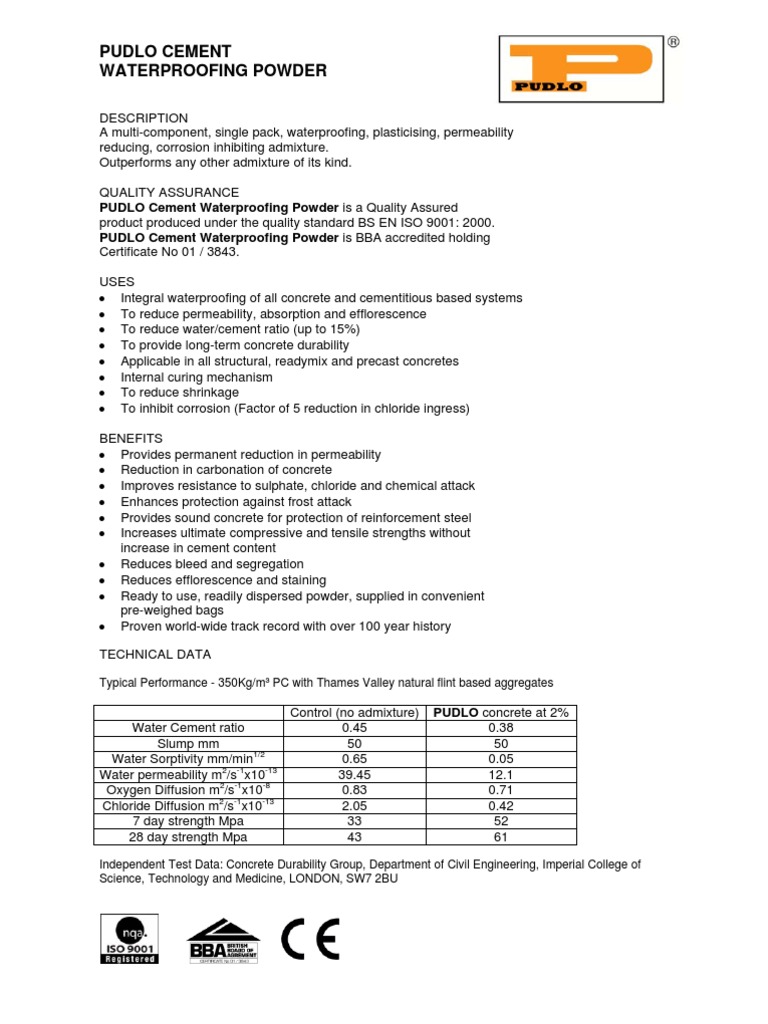Pudlo | PDF | Concrete | Cement