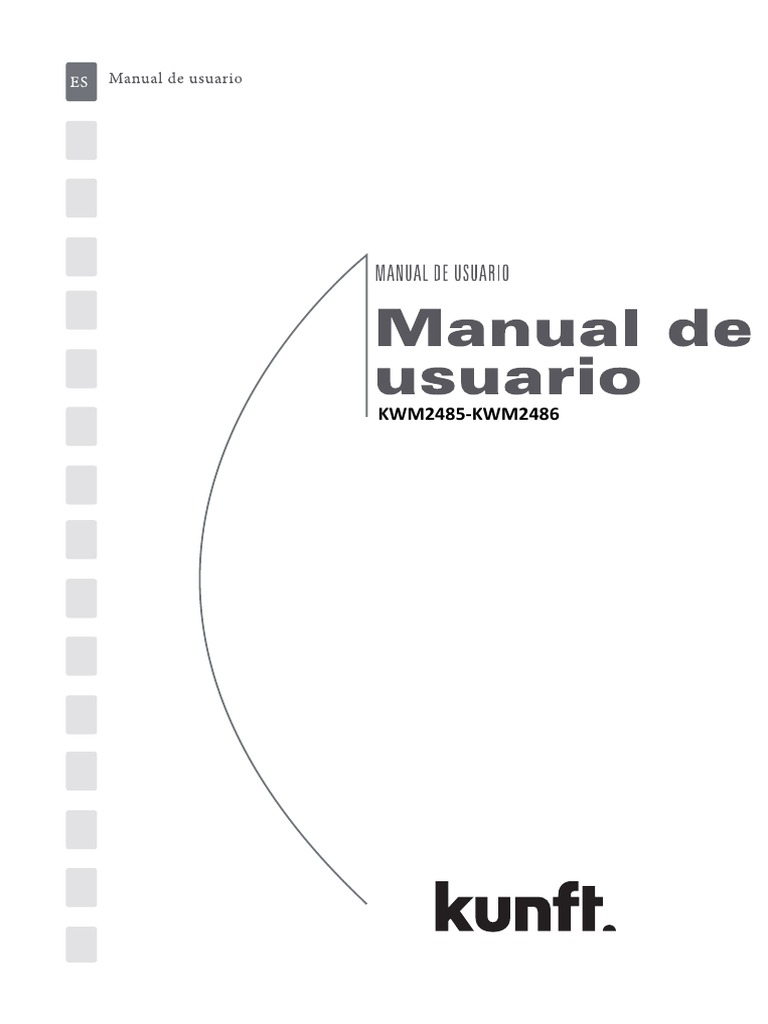 Kunft KWM2487 Washing Machine | PDF | Tap (Válvula) | Agua