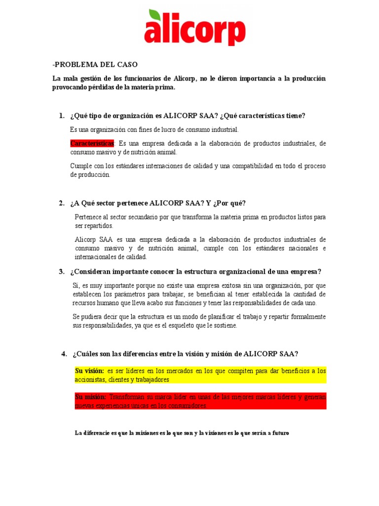 Alicorp 27.09 | Descargar gratis PDF | Calidad (comercial) | Business