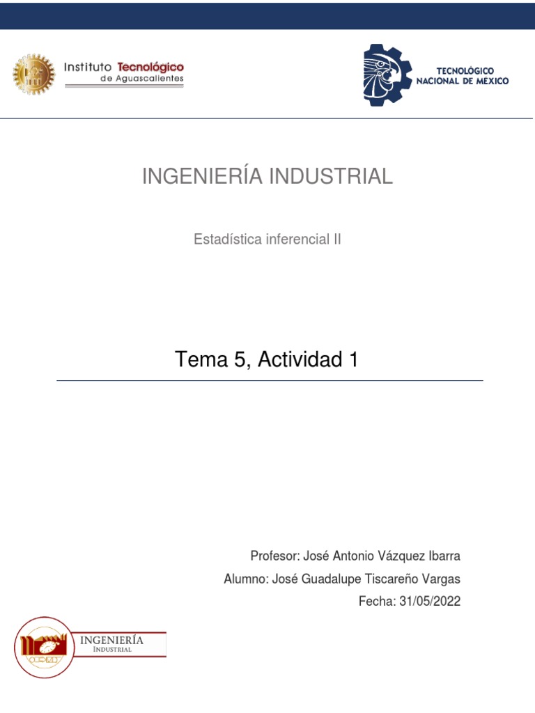 Tema 5 Actividad1 | PDF | Modelo de efectos aleatorios | Modelo de ...