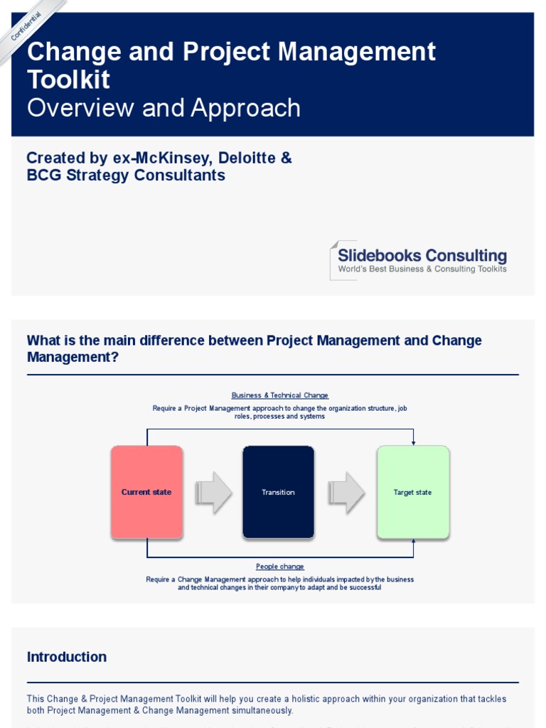 A Holistic Approach: The Change and Project Management Toolkit | PDF ...