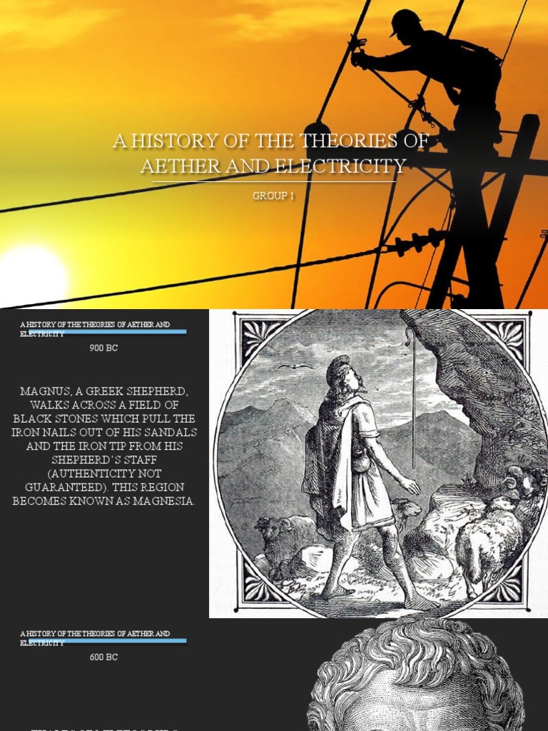 A History of Aether and Electricity Theories | PDF | Electromagnetism ...