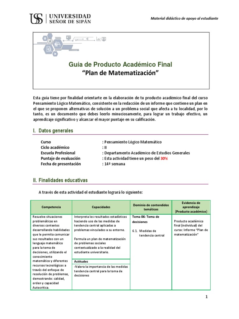 Guía Paf | PDF | Matemáticas | Pensamiento