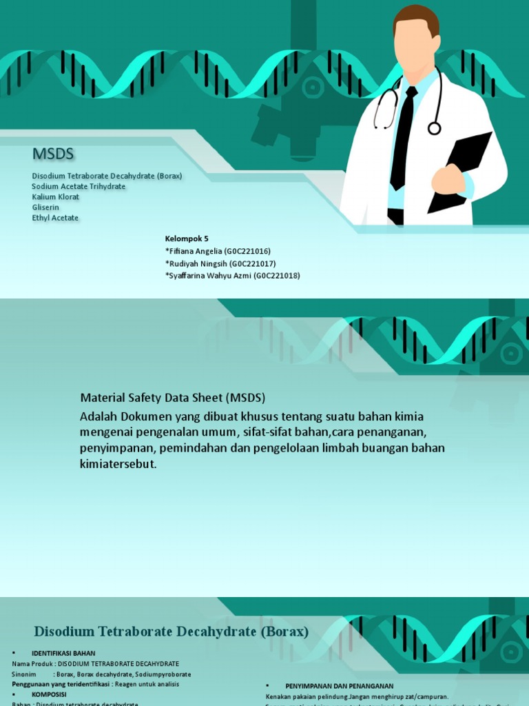 MSDS Kel 5 - Pr.K3 | PDF