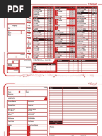 Cyberpunk Red Character Sheet | PDF | Weaponry | Leisure