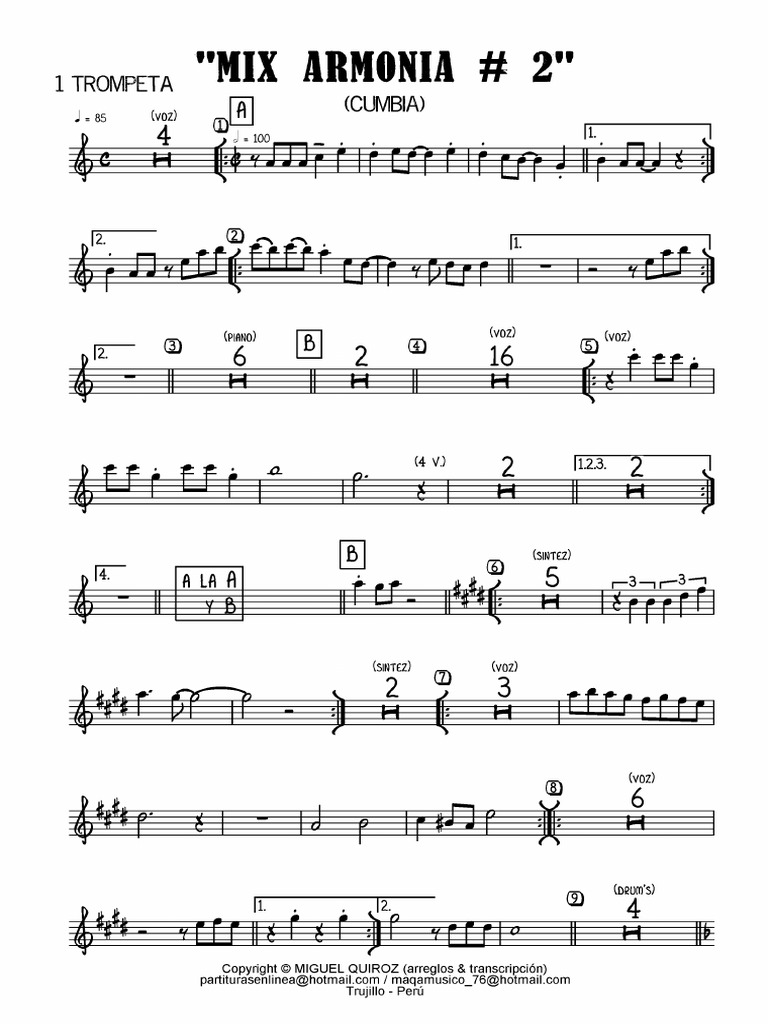 Armonia 10 - Mix Armonia # 2 (Arreglo) | PDF