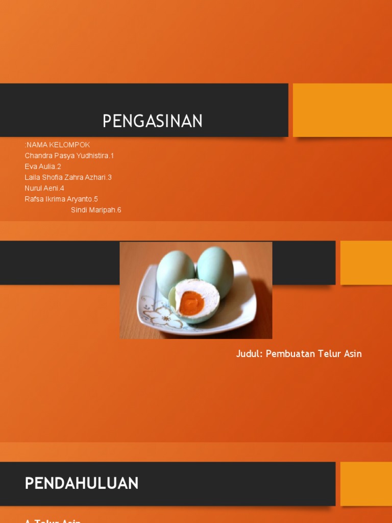 Telur Asin | PDF | Kesehatan Holistik