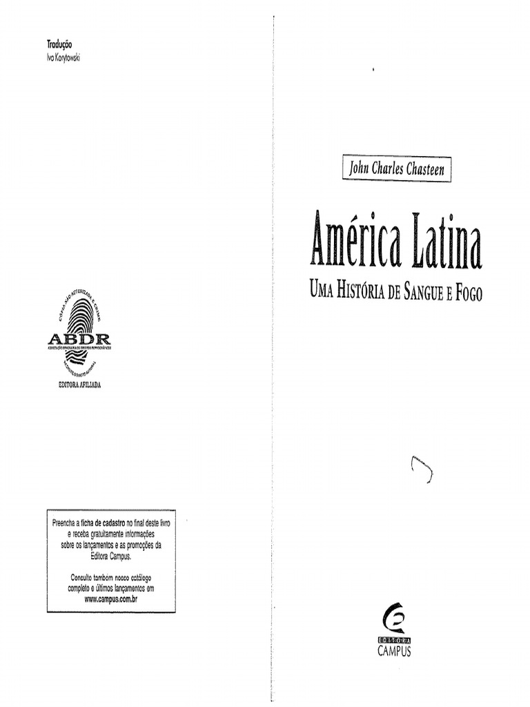 CHASTEEN, Jonh Charles - AMÉRICA LATINA | PDF