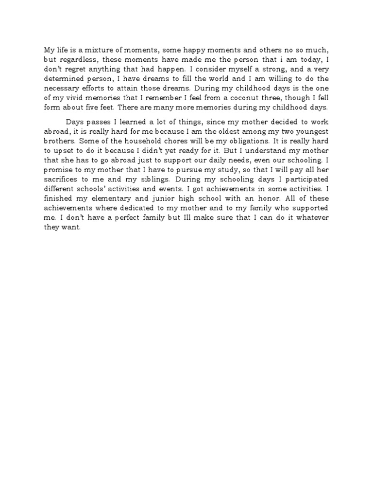 My Life | PDF