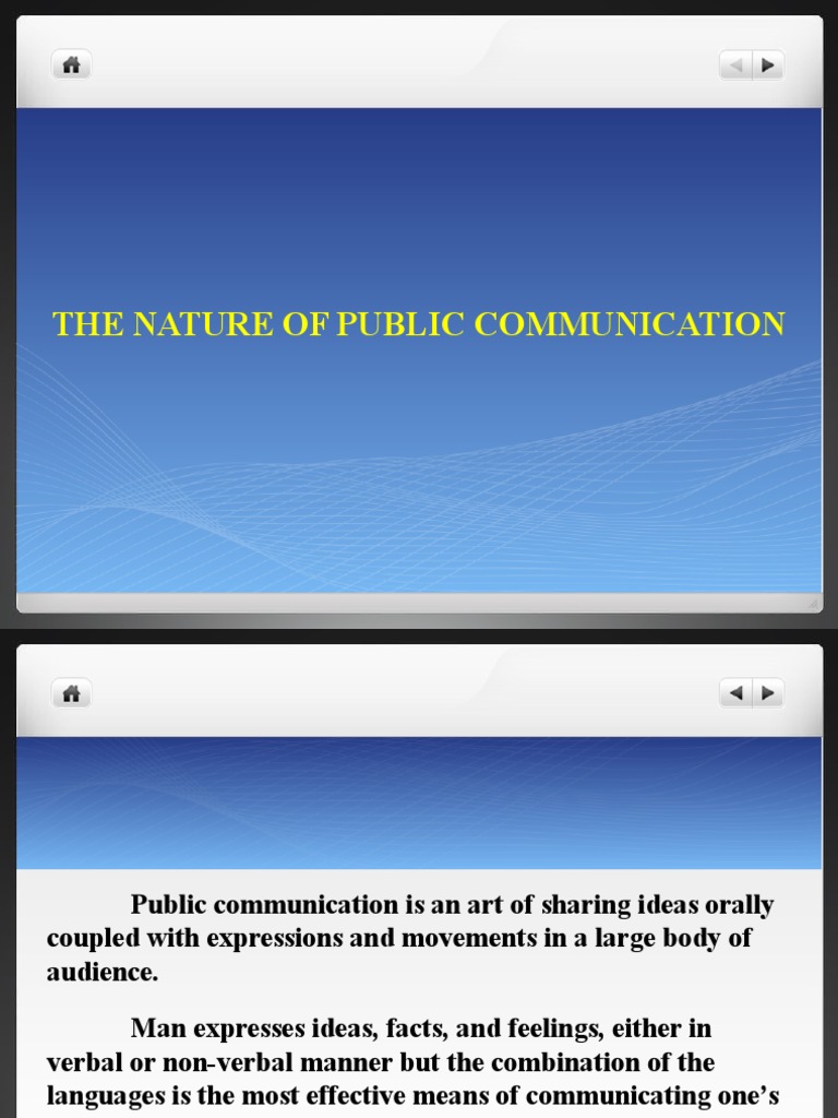 Understanding Public Communication | PDF
