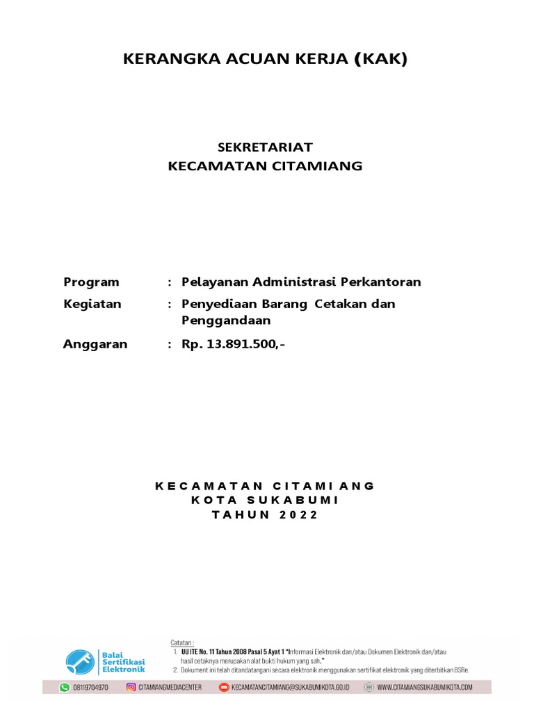 Penyediaan Barang Cetakan Dan Penggandaan | PDF