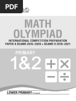 Seamo Past Paper B 2019 | PDF | Area | Geometry