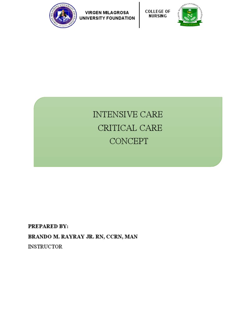 Introduction to Critical Care Nursing | PDF | Intensive Care Medicine ...