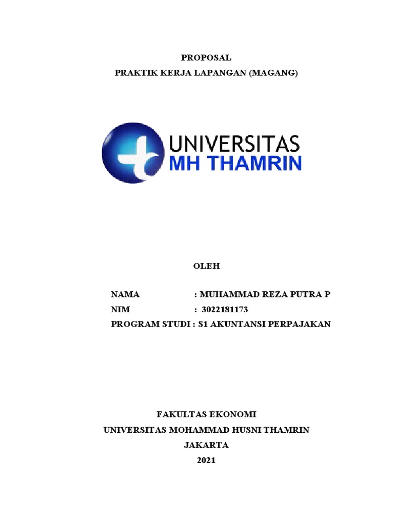 Proposal Magang Kementrian Keuangan RI | PDF Proposal Magang Kementrian Keuangan RI | PDF