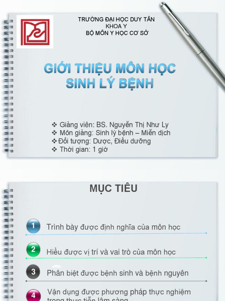 SLIDE BÀI GIẢNG BỆNH LÝ HỌC - MIỄN DỊCH | PDF