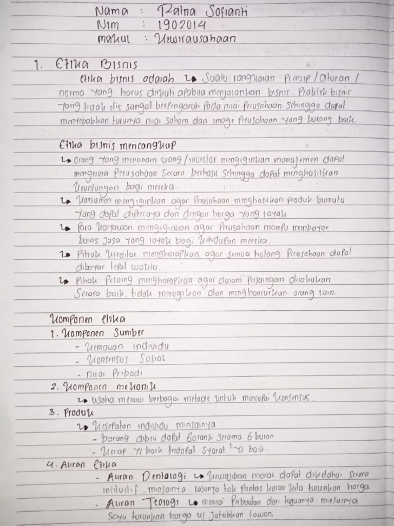 Tgs Kewirausahaan (p.13) Ratna | PDF