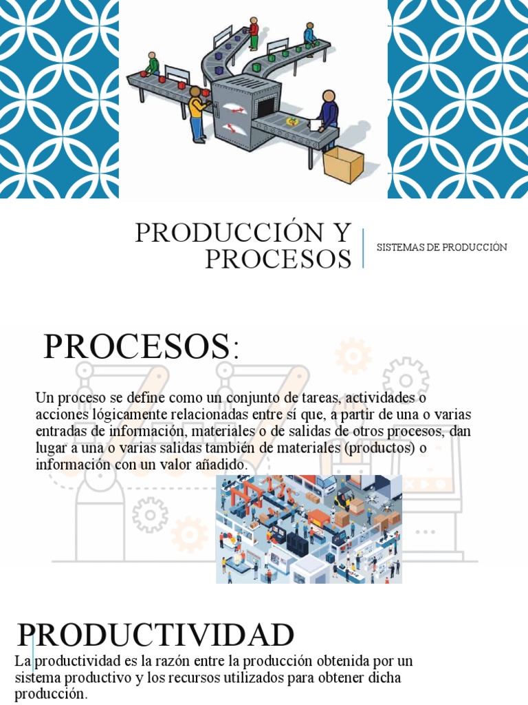 PRODUCCIÓN Y PROCESOS - Tema2 | PDF